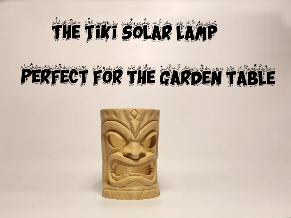 Tiki-Solar-Lamp: Perfect for the garden table. by SurfBro MakerWorld ...