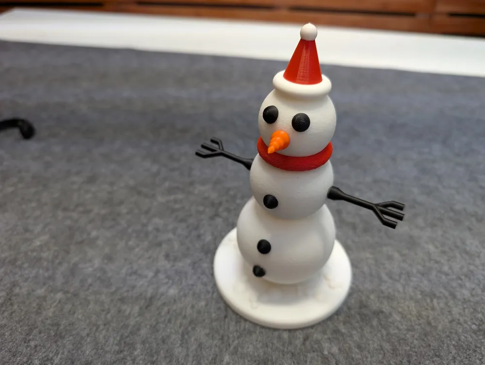 Magnetic Snowman Buildable - Free 3D Print Model - MakerWorld