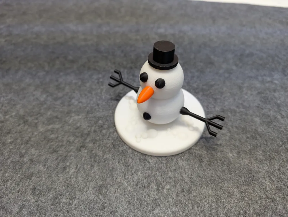 Magnetic Snowman Buildable - Free 3D Print Model - MakerWorld