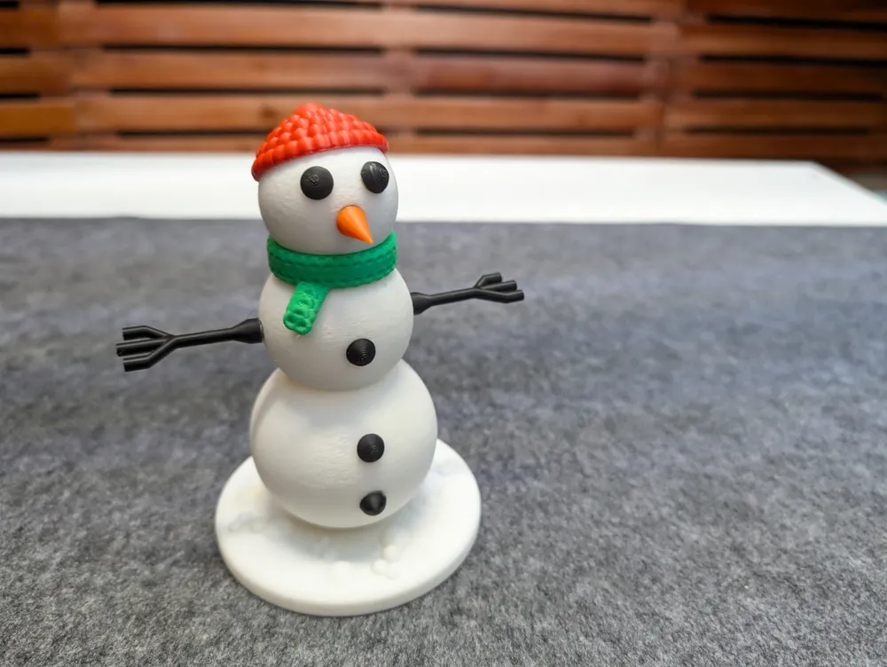 Magnetic Snowman Buildable - Free 3D Print Model - MakerWorld
