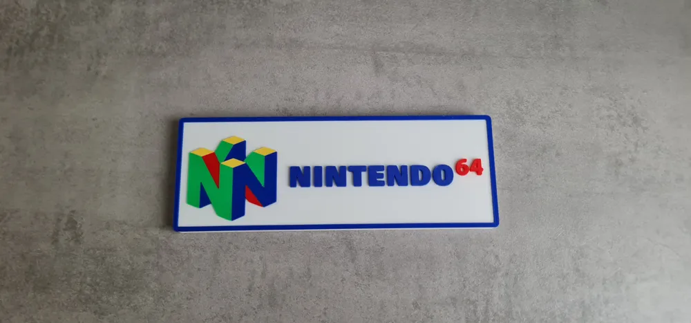 Nintendo 64 Logo / Sign - Free 3D Print Model - MakerWorld