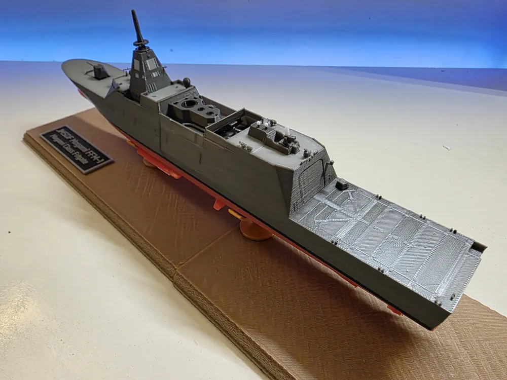 JMSDF Mogami Class Frigate 1:350 - Free 3D Print Model - MakerWorld