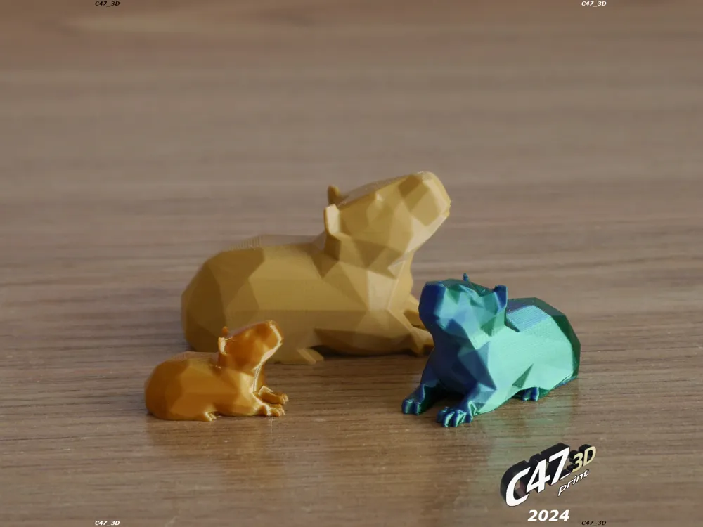 Capybara Phone Stand by C47_3D - MakerWorld