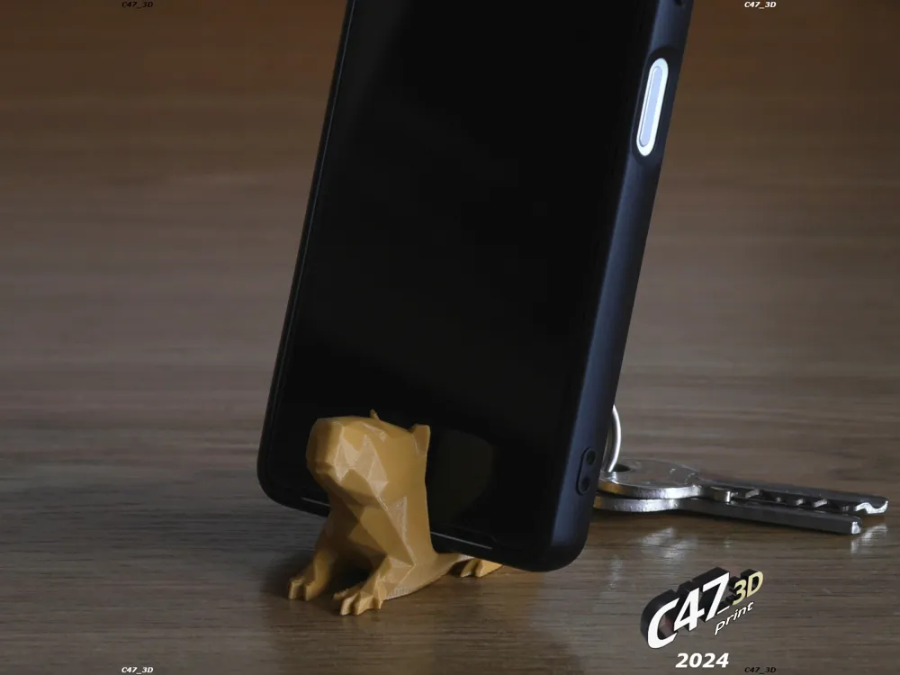 Capybara Phone Stand by C47_3D MakerWorld: Download Free 3D Models