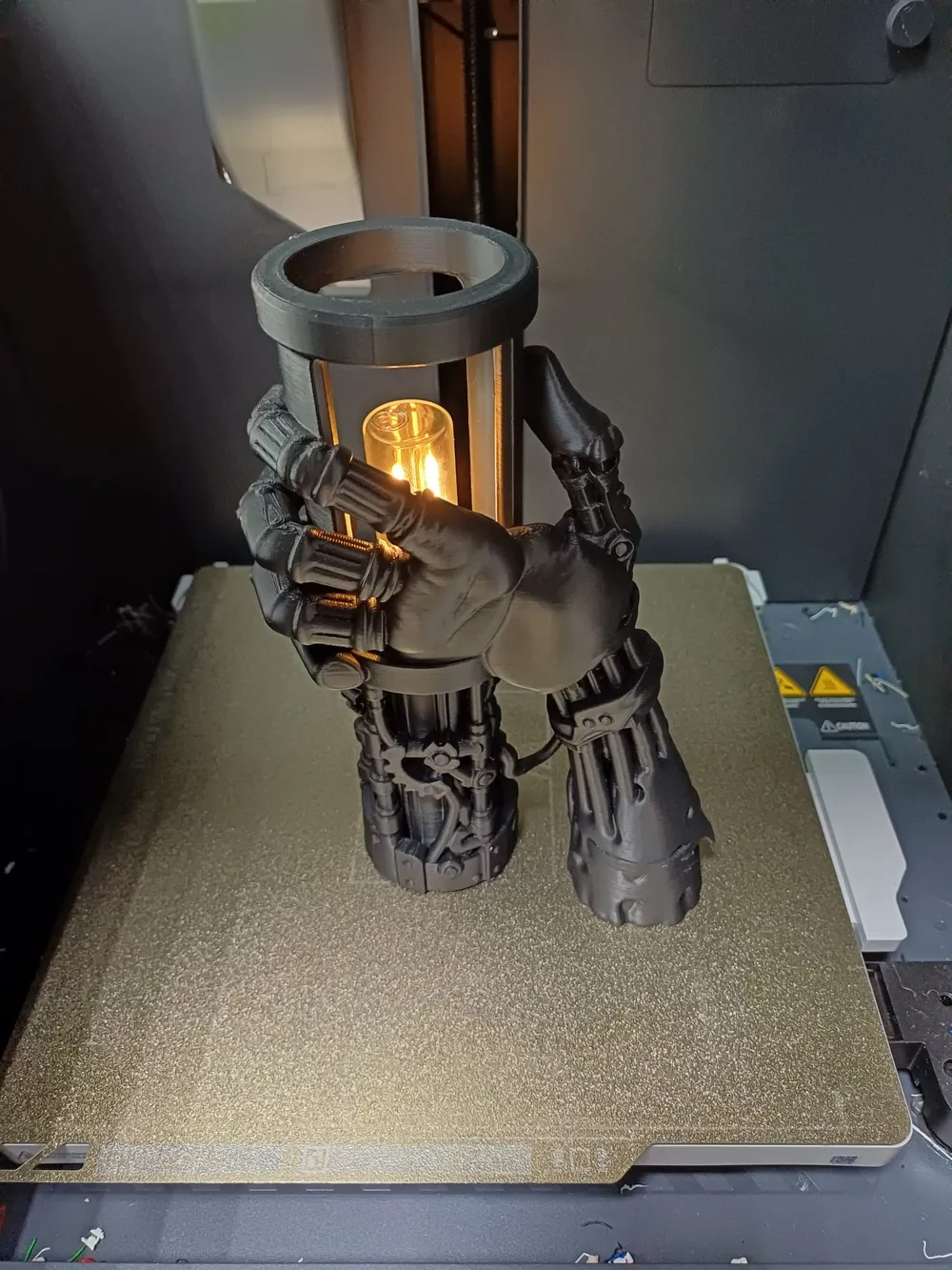 Zombie steampunk hand lantern - Free 3D Print Model - MakerWorld