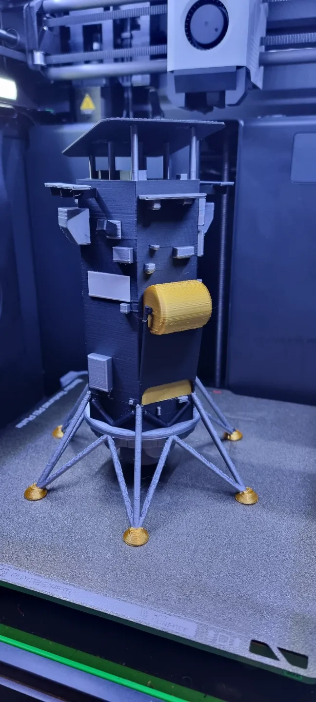 Intuitive Machines IM-1 Moon Lander - 4 colour by ochiburi - MakerWorld