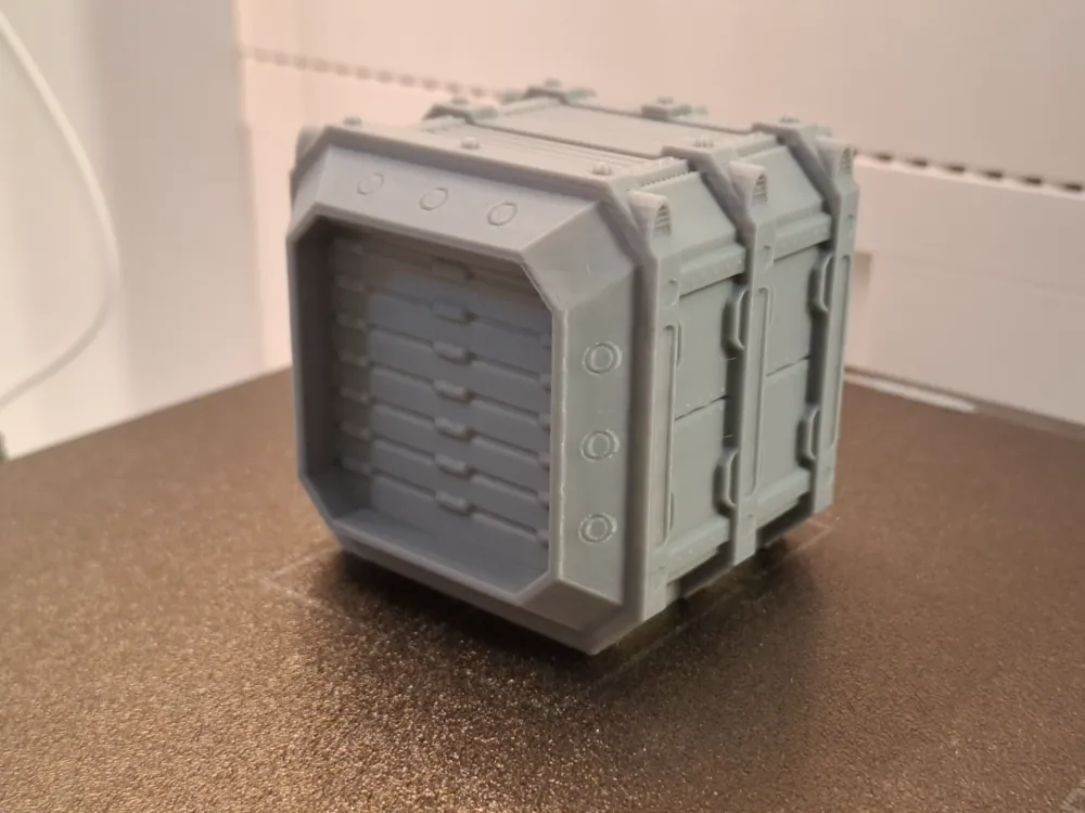 40k Shipping Container Cube Remixed by PCEK - MakerWorld