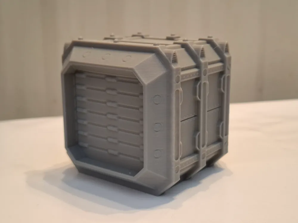 40k Shipping Container Cube Remixed by PCEK - MakerWorld