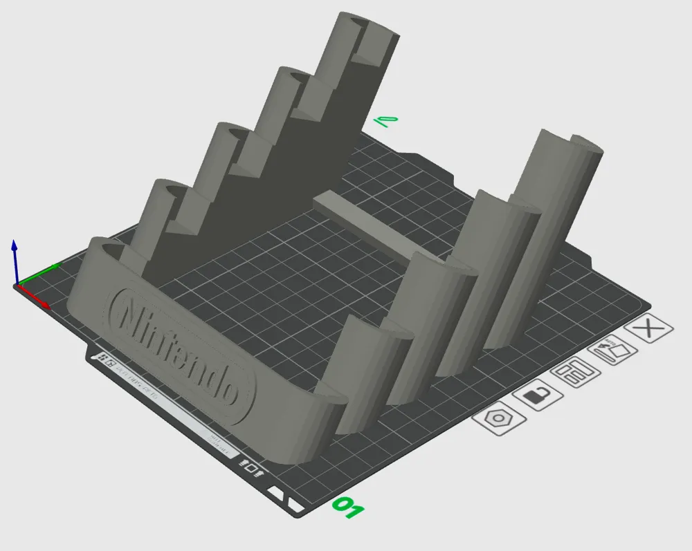 Super Nintendo/Super Famicom cart stand/holder by scraly - MakerWorld