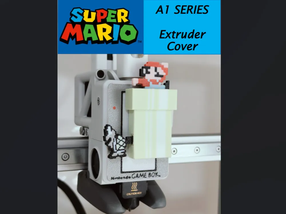 Super Mario A1 Series Extruder Cover by Jen MakerWorld: Download Free ...