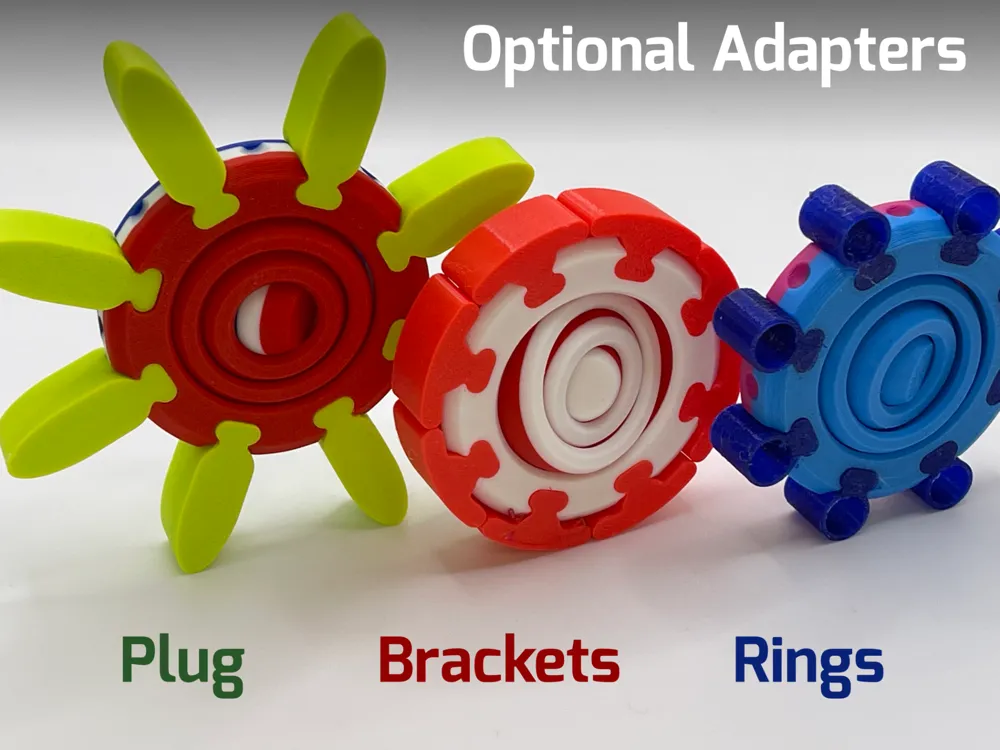 Spinner4 Connect Fidget Spinner by MalcTheOracle - MakerWorld