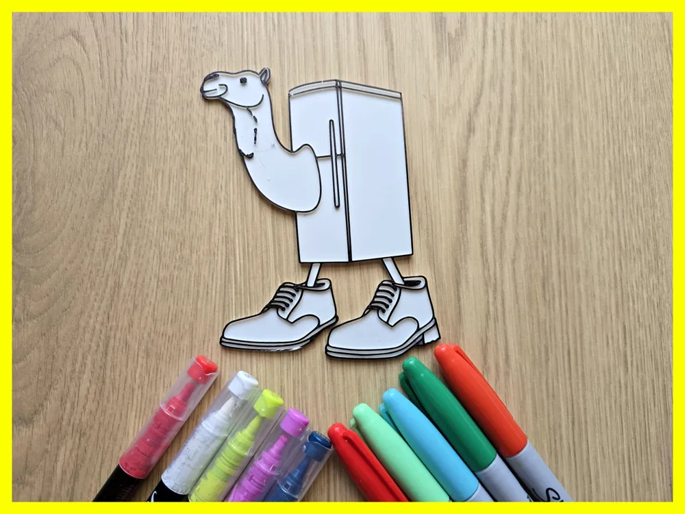 Frigo Camelo DIY Coloring by Merilno3D MakerWorld: Download Free 3D Models