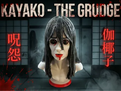 J-HORROR IKONE - Kayako Saeki - The Grudge – Kostenloses 3D-Druckmodell ...