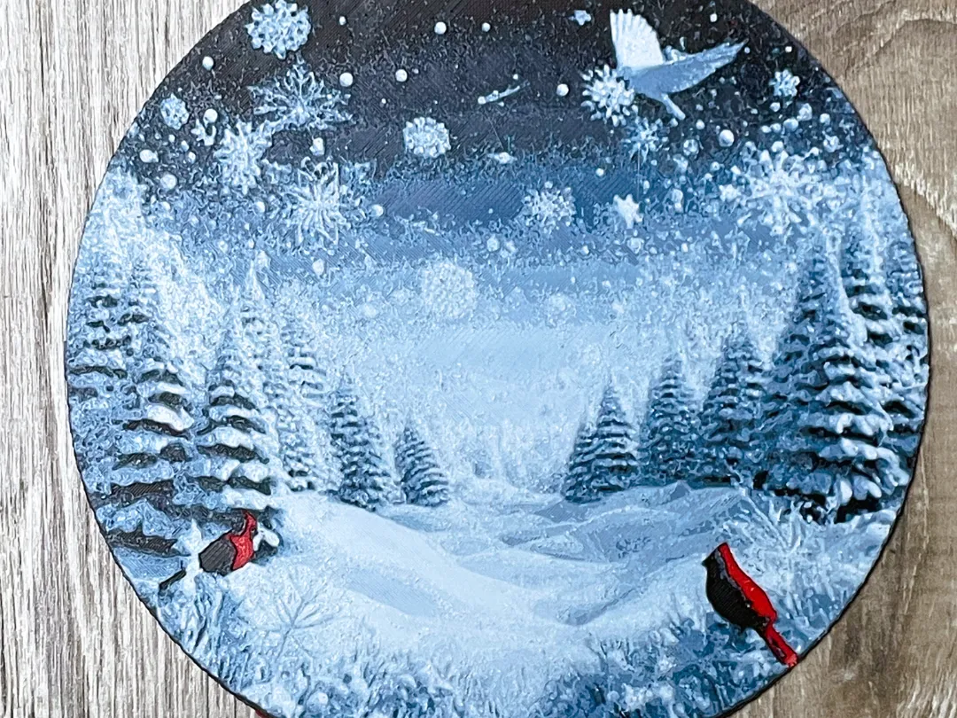 hueforge Christmas ball - Free 3D Print Model - MakerWorld