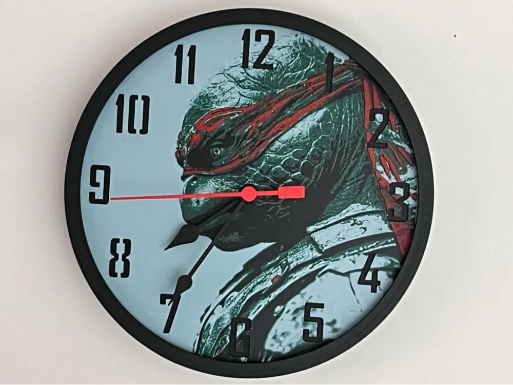 Customizable Clock - Teenage Mutant Ninja Turtles by 3djd MakerWorld ...