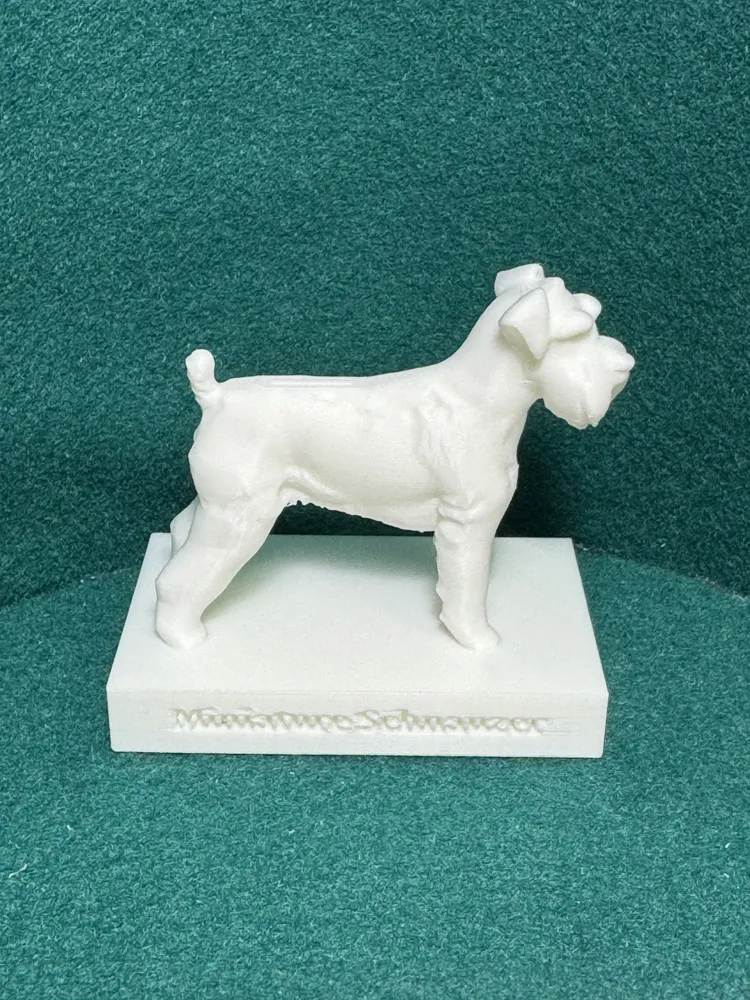 Dog Breeds Minis: Miniature Schnauzer (#57 of 80+) - Free 3D Print ...