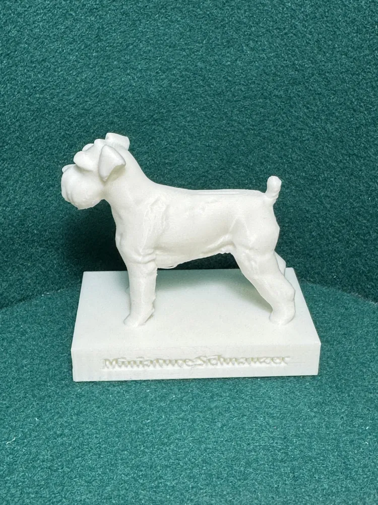 Dog Breeds Minis: Miniature Schnauzer (#57 of 80+) - Free 3D Print ...