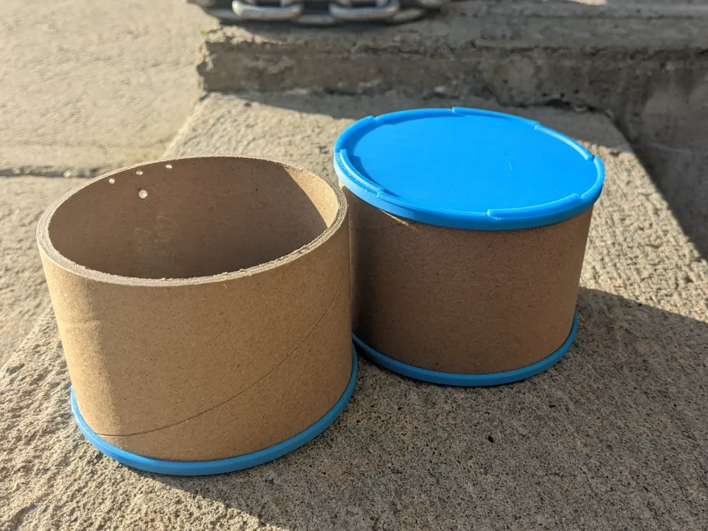 Spool Core Lid - Stackable Design by MechEng67 MakerWorld: Download ...