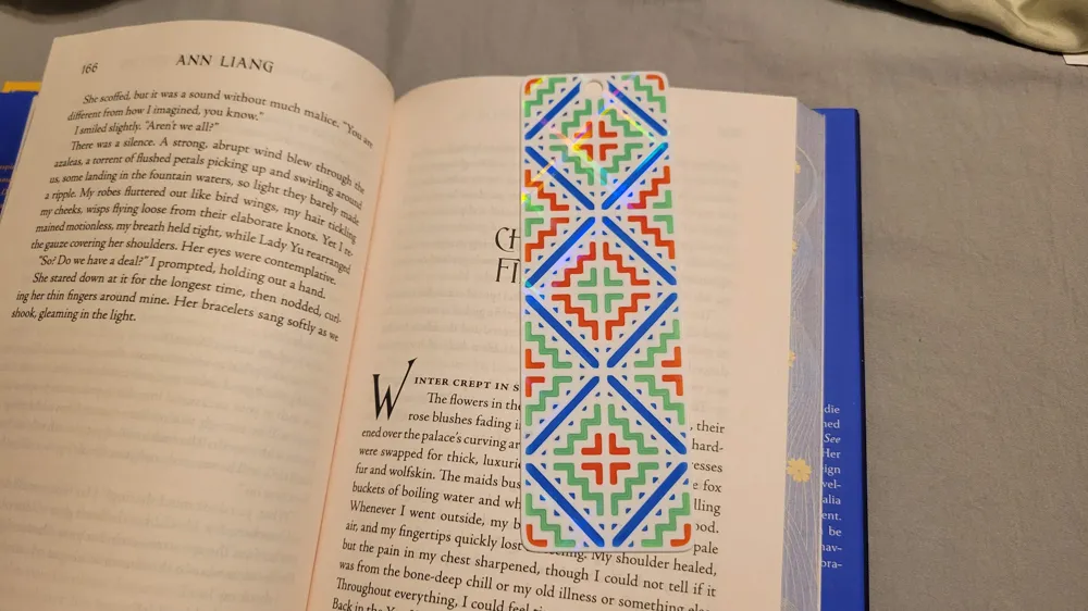 Lesezeichen, inspiriert von Hmong-Textilien – Kostenloses 3D ...