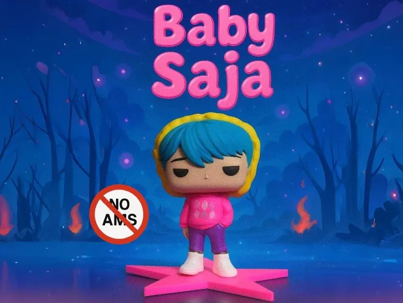 Baby Saja Kpop Demon Hunters - NO AMS by Sally Ruby MakerWorld: Download Free 3D Models
