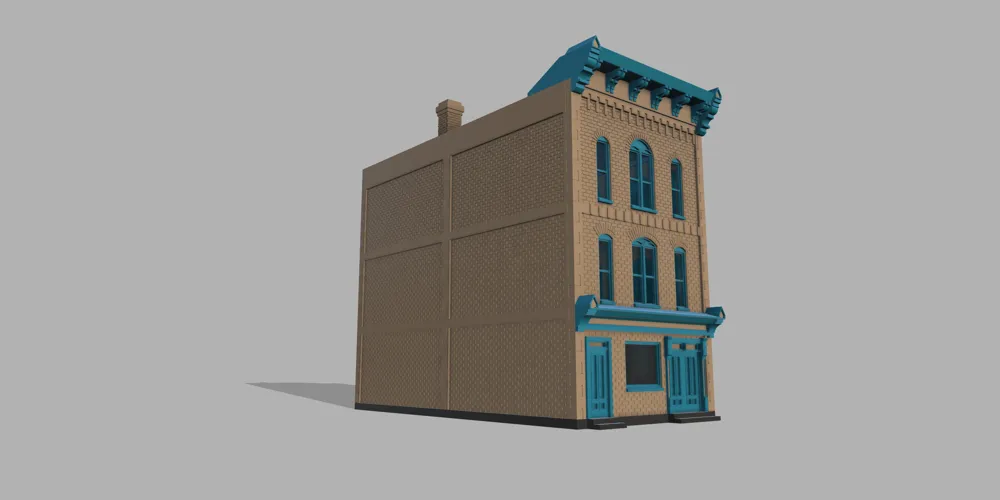 Greene Building, 1882 by bowser MakerWorld: Download Free 3D Models