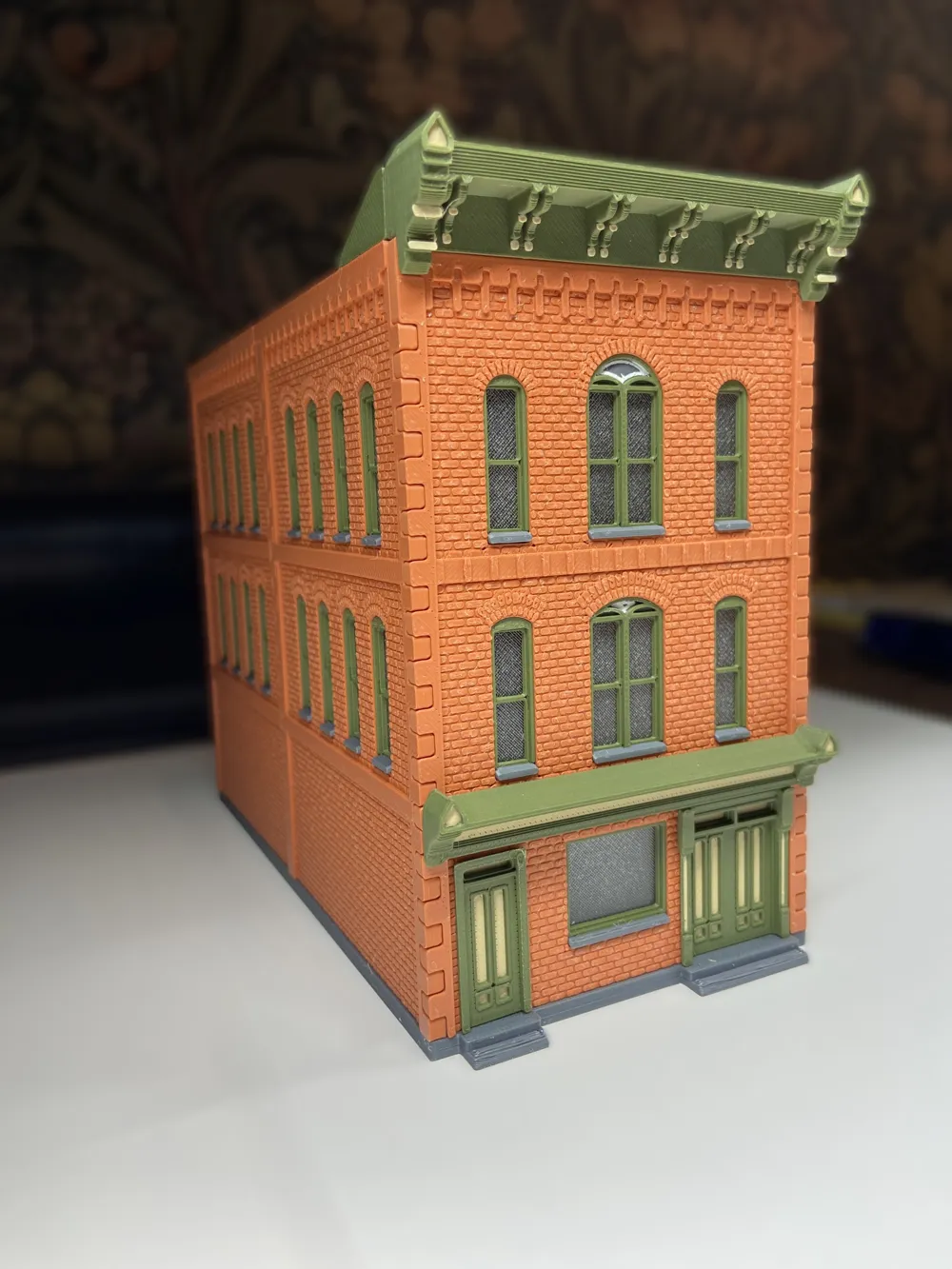 Greene Building, 1882, HO Scale - Free 3D Print Model - MakerWorld