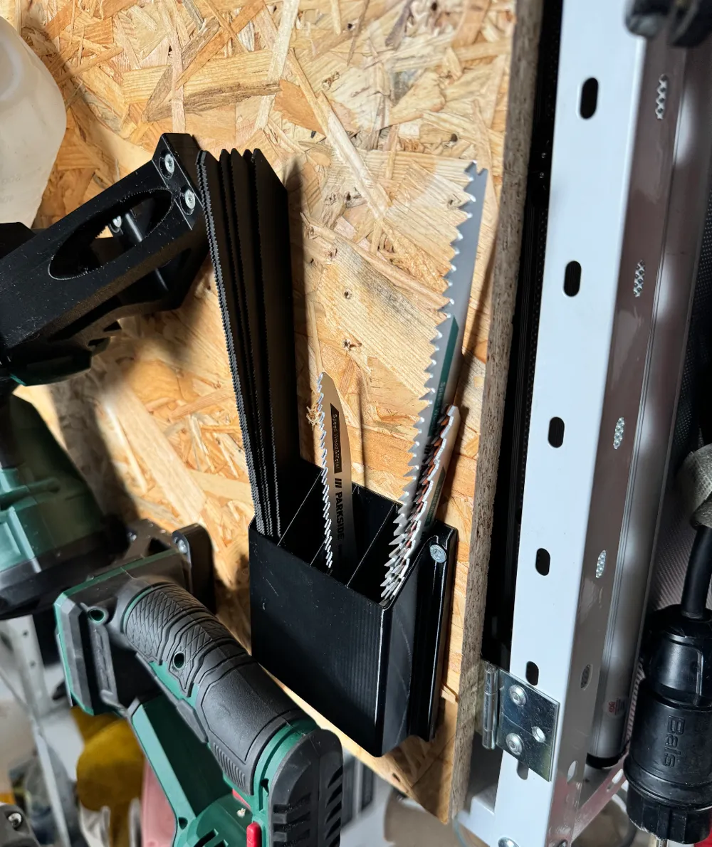 Sawsall /Reciprocating saw blade organizer by pbc 3D - MakerWorld