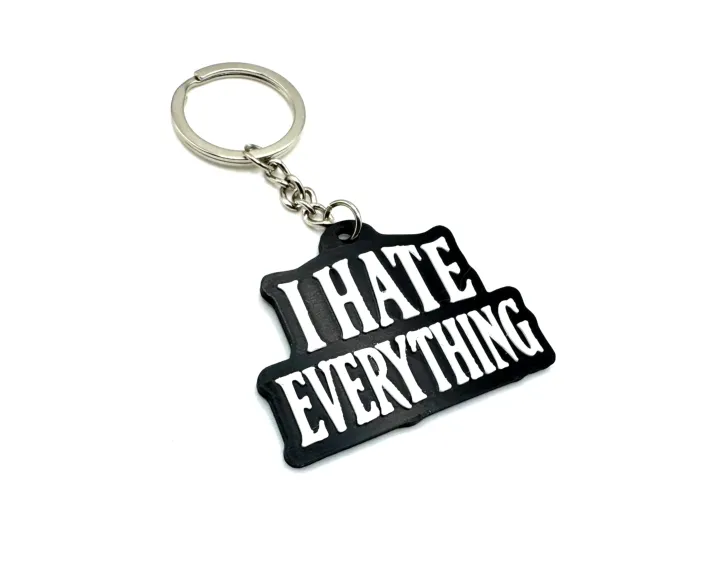 Keychain – I Hate Everything Wednesday by BlooLab MakerWorld: Download ...