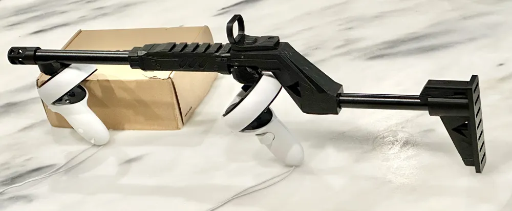 VR Gun Stock for Meta Quest 2 - Free 3D Print Model - MakerWorld