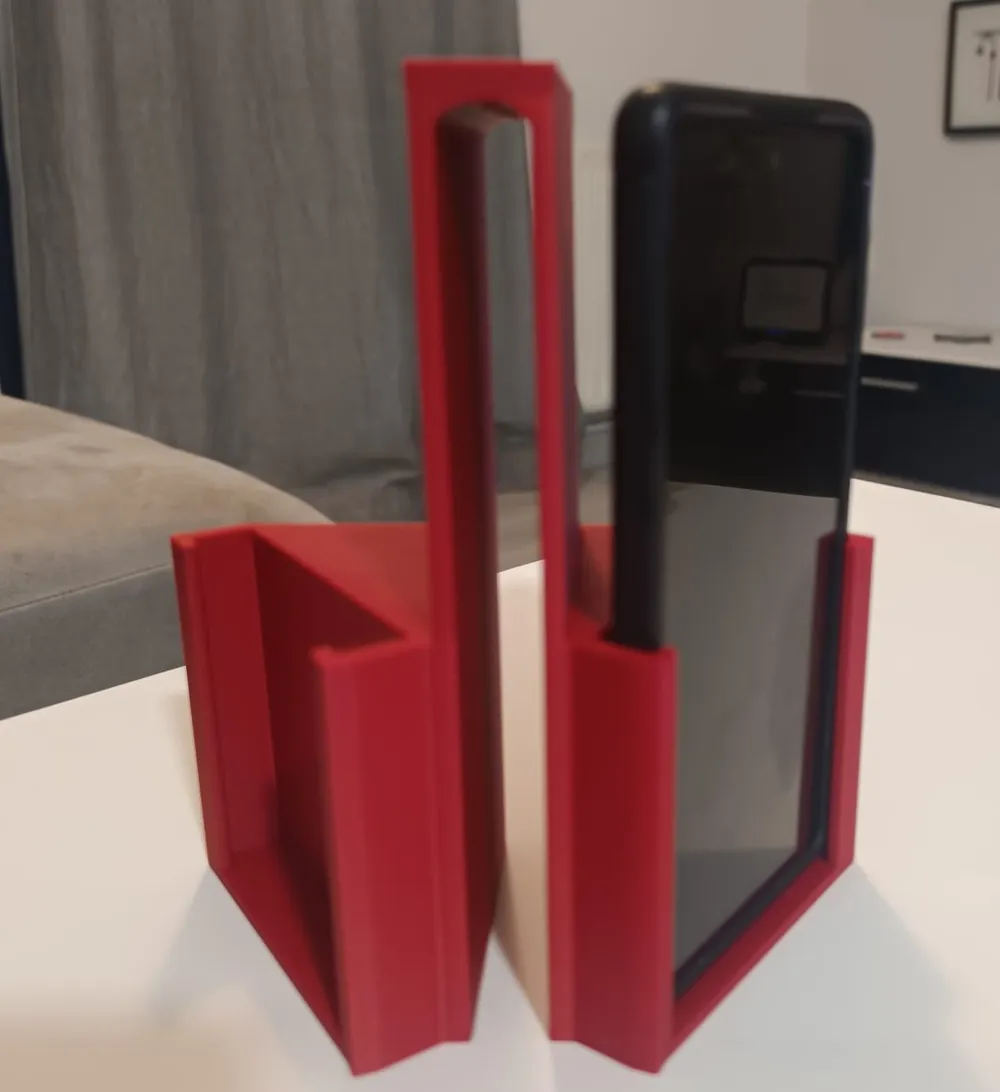 smartphone phone holder tennis or padel net v2 - Free 3D Print Model ...