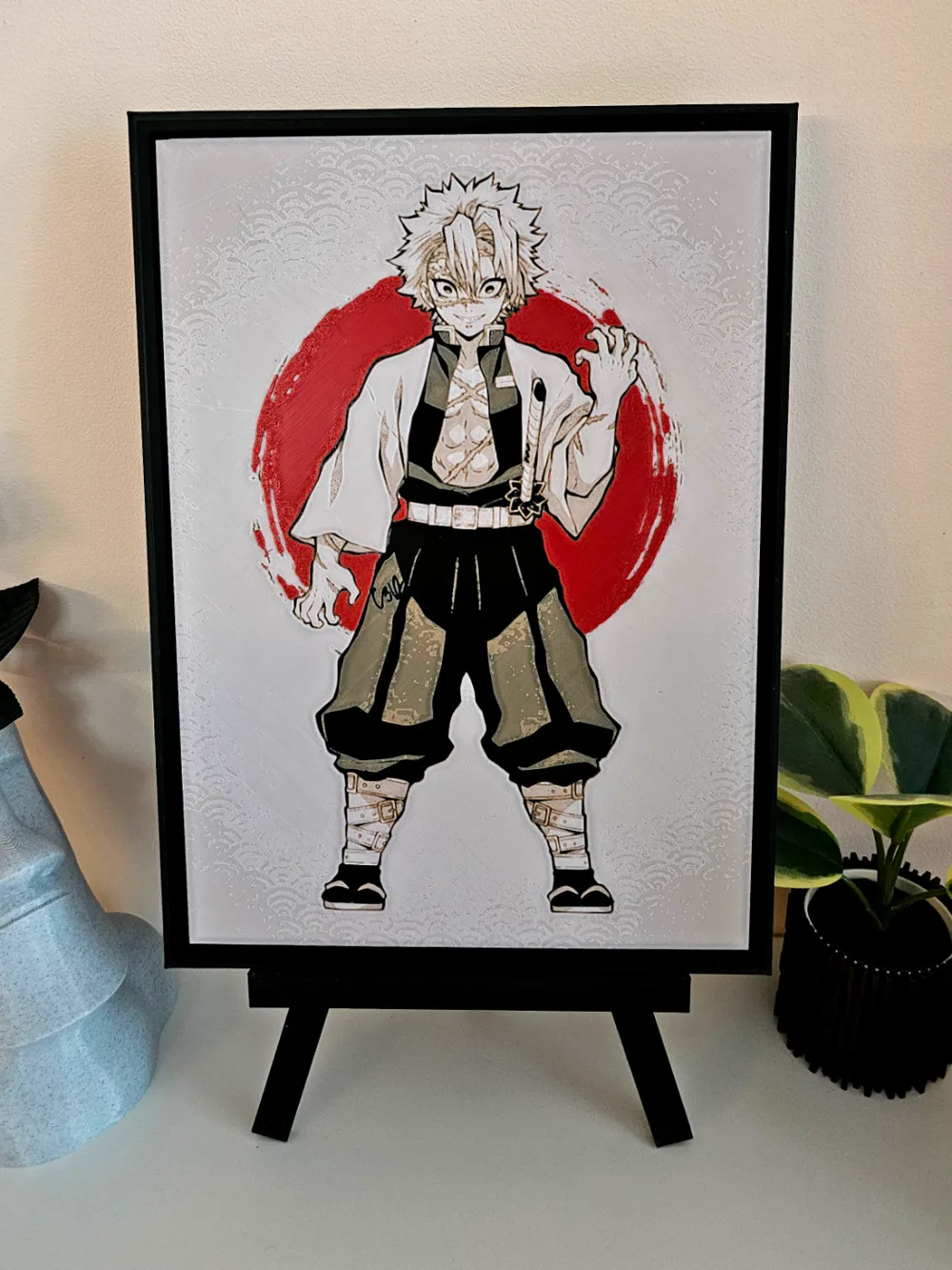 Sanemi Shinazugawa - Demon Slayer (HueForge) by C3D MakerWorld ...