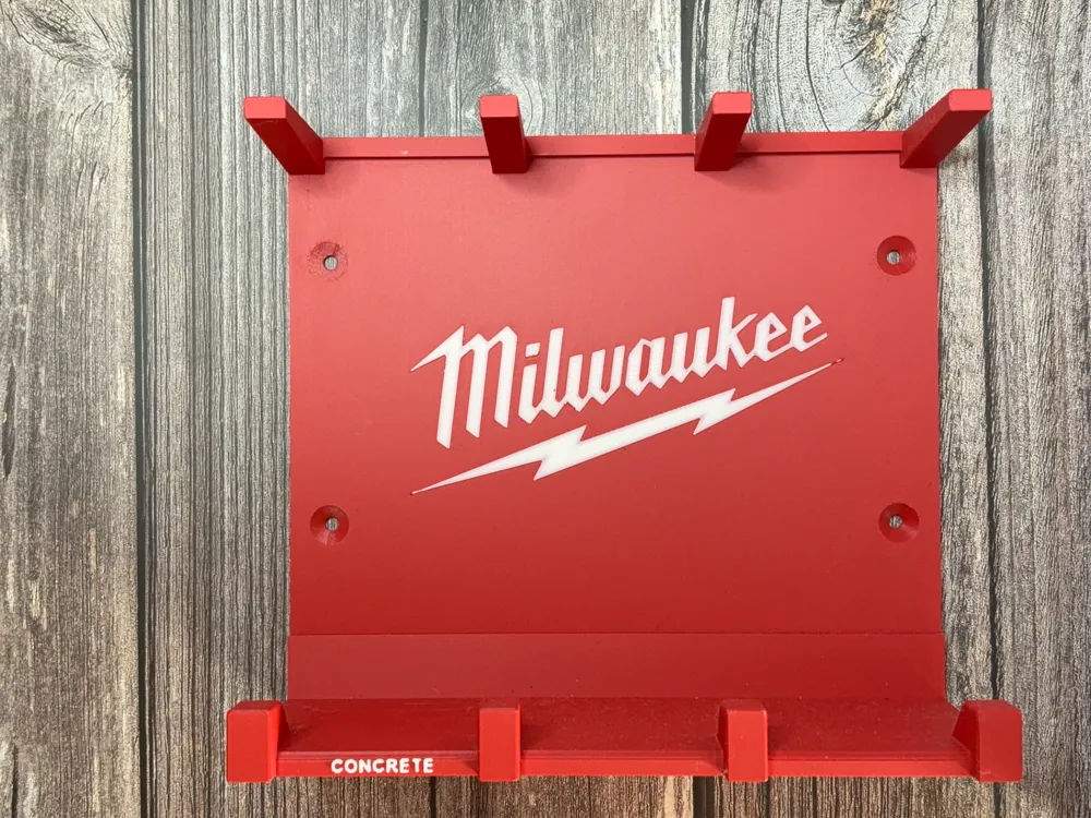 Milwaukee Packout Bit Case Wall Storage Large - Free 3D Print Model ...