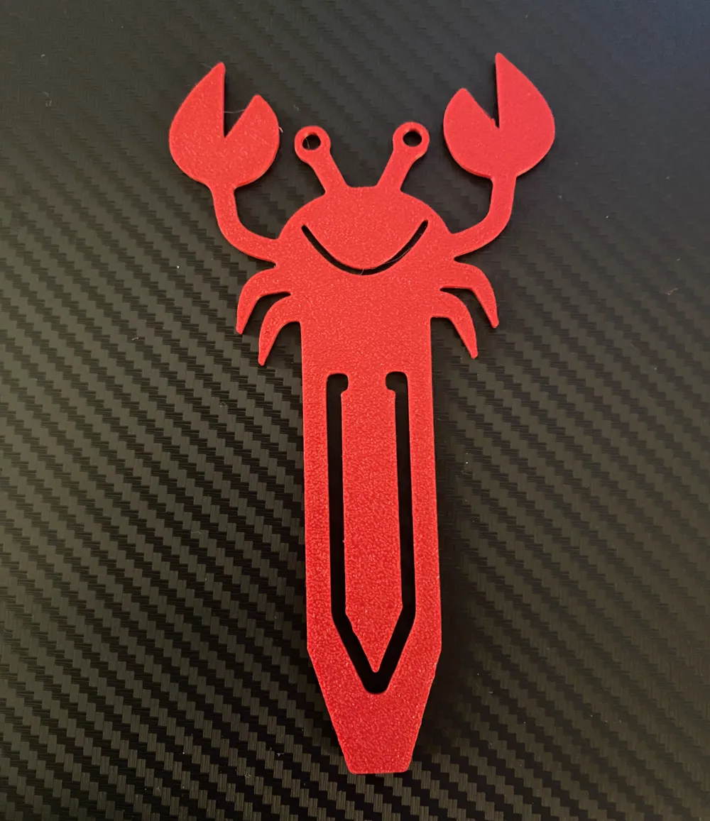 crab bookmark - Free 3D Print Model - MakerWorld