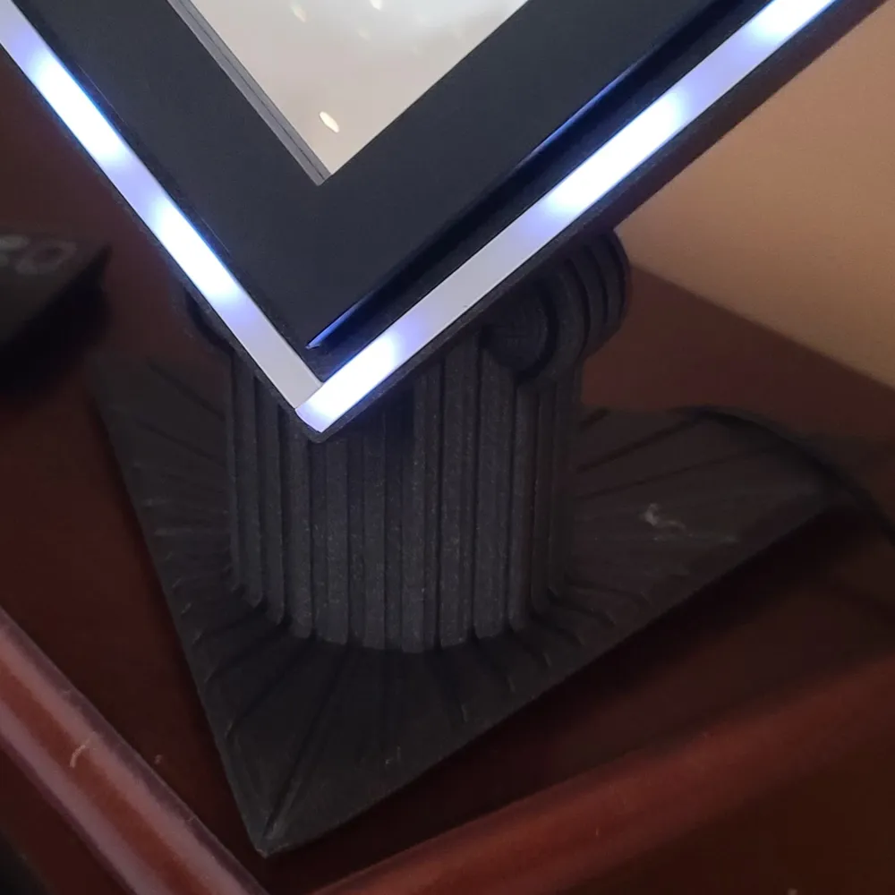 Infinity Mirror Stand (LED Light Up) by Makers Mashup - MakerWorld