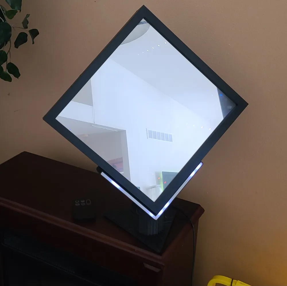 Infinity Mirror Stand (LED Light Up) - Free 3D Print Model - MakerWorld