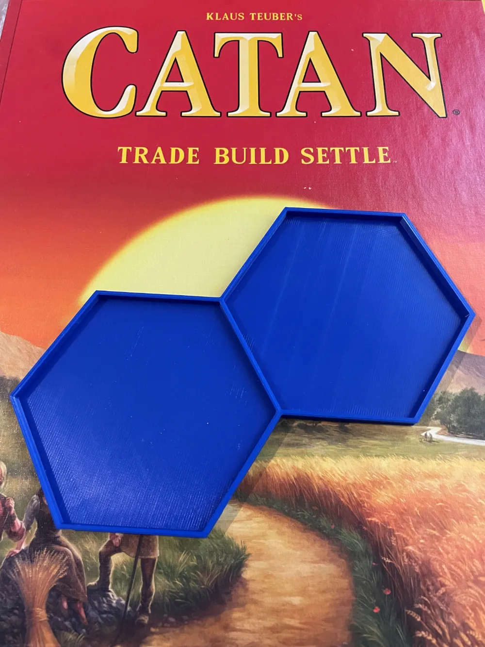 Catan Piece Holder - 2 Compartment Tray by Keenz Kustomz - MakerWorld