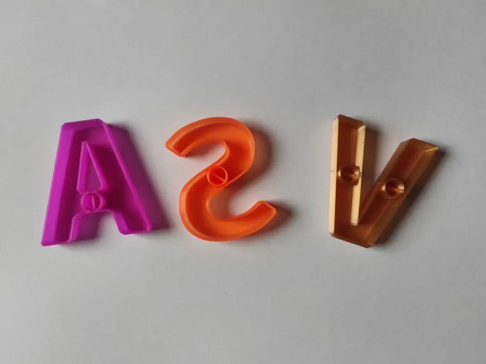 Magnet Alphabet Letters - Fridge Magnets by We Be Printin' - MakerWorld
