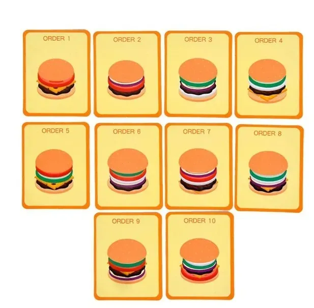Montessori Hamburger Sorting Stacking toy by 3Dcrabi MakerWorld ...