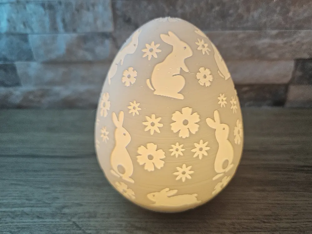 Tea light/puck light/penny bank Easter egg by Ralf_3D - MakerWorld