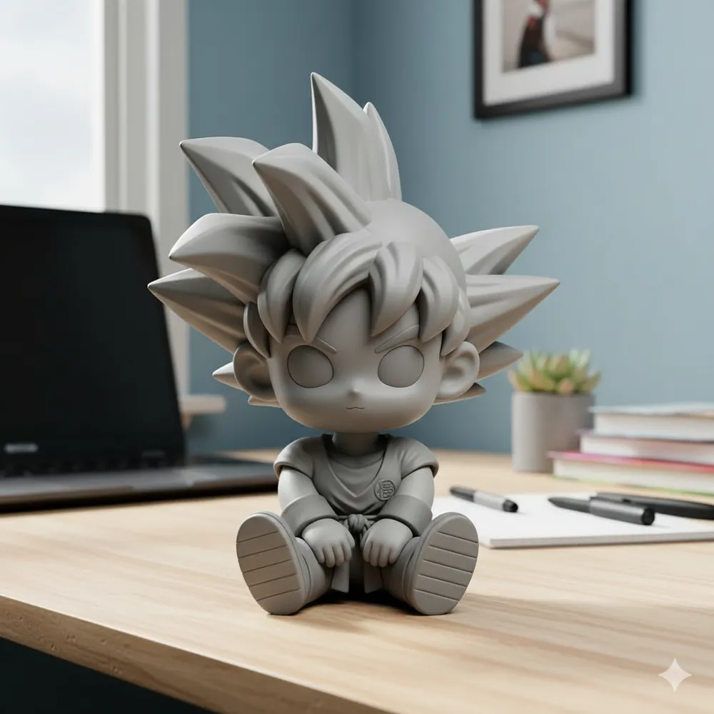 Chibi Goku by Litolunar MakerWorld: Download Free 3D Models