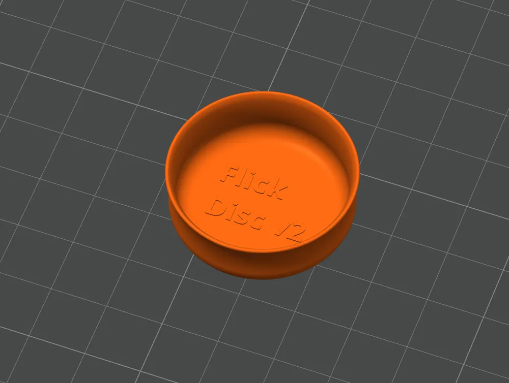 Flick Disc V2 - Mini Frisbee - Now only 2 Grams! by MaxM - MakerWorld