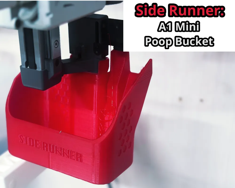Side Runner: A1 Mini Poop Bucket by Snail - MakerWorld