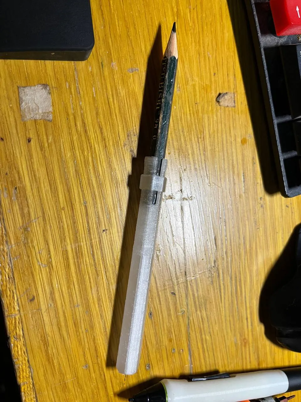 7-8mm Pencil Longer-Holder for 7-8mm Hexagonal Pencils by Ans - MakerWorld