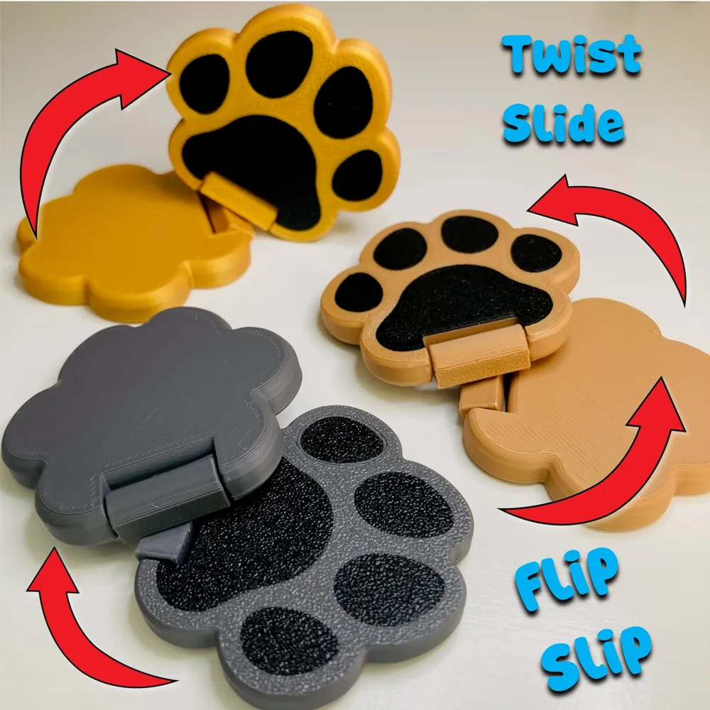 Fidget Paw Slider + Flipper (45 mins) by SpacedOut MakerWorld: Download ...