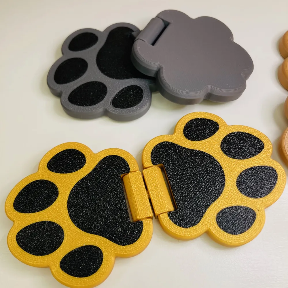 Fidget Paw Slider + Flipper (45 mins) - Free 3D Print Model - MakerWorld