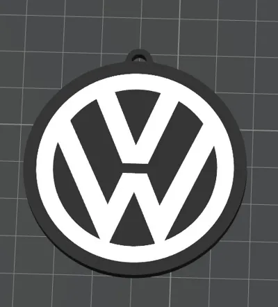 Volkswagen Keychain by Nicholas Mootoo - MakerWorld