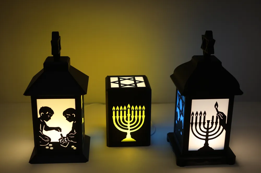 The Modular Lantern - Happy Hanukkah - Free 3D Print Model - MakerWorld