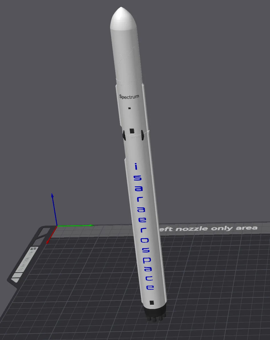 Spectrum Rocket - Free 3D Print Model - MakerWorld