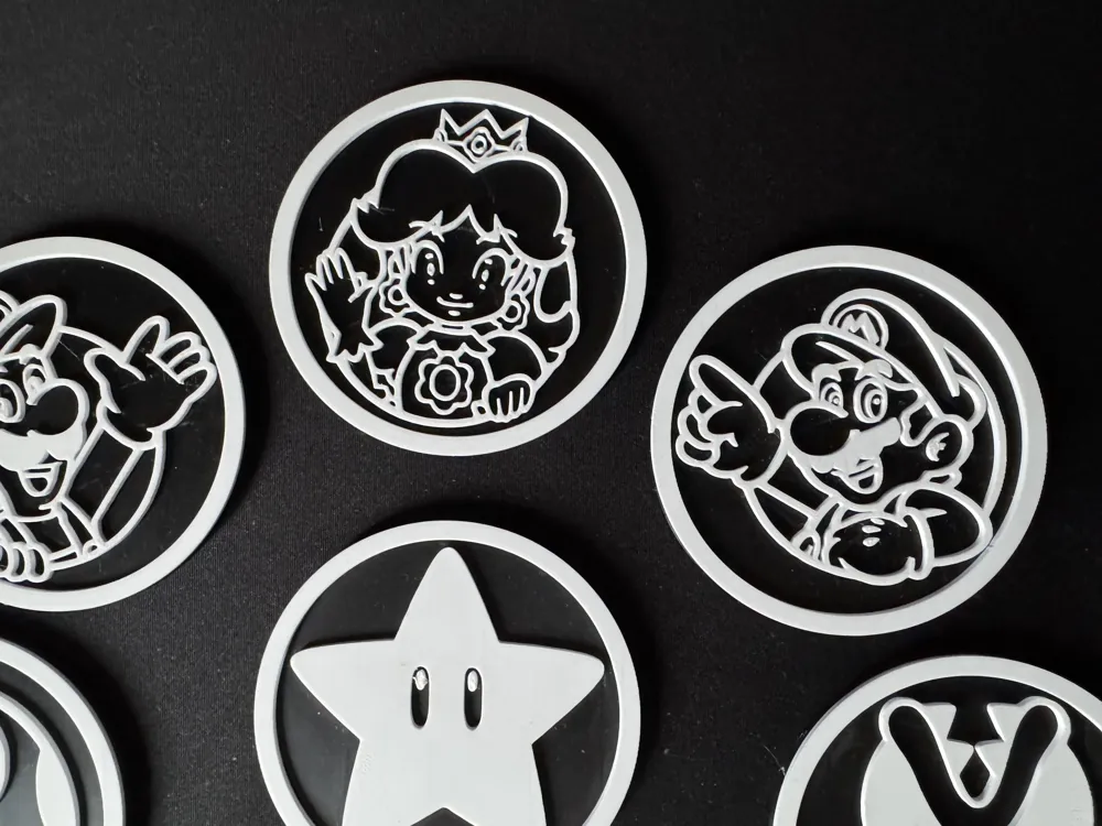 Super Mario Coasters by Danny_07 MakerWorld: Download Free 3D Models