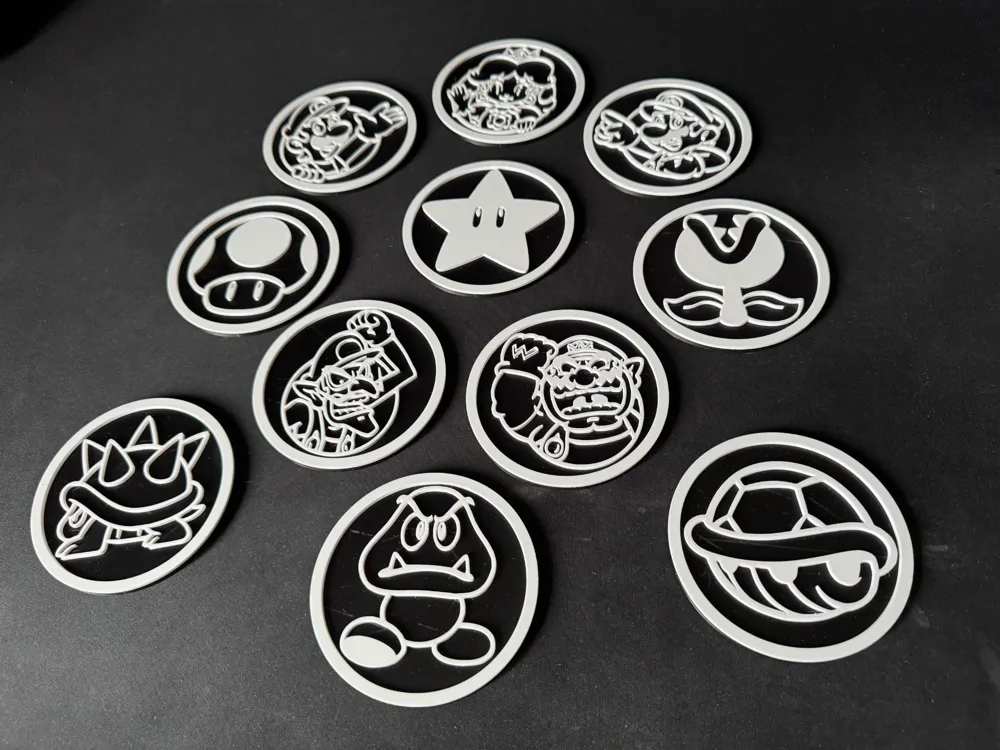 Super Mario Coasters by Danny_07 MakerWorld: Download Free 3D Models